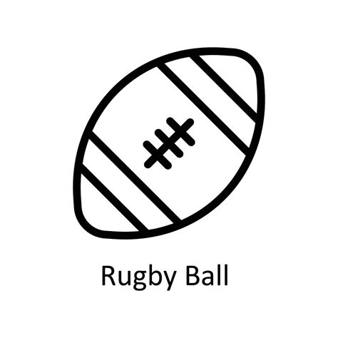 Rugby Ball Vector Art At Kermit Bourdon Blog