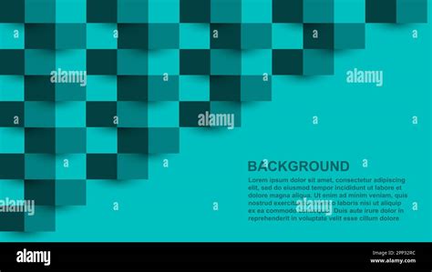 Vector Squares Abstract Background Science Technology Three