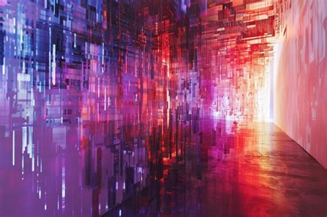 Premium Photo Algorithms In Motion Transforming Data Into Art Ar Generative Ai