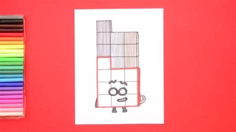 How To Draw Numberblocks Block 19