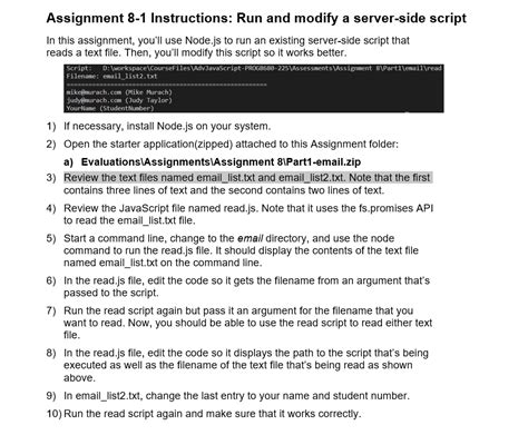 Solved Assignment 8 1 Instructions Run And Modify A