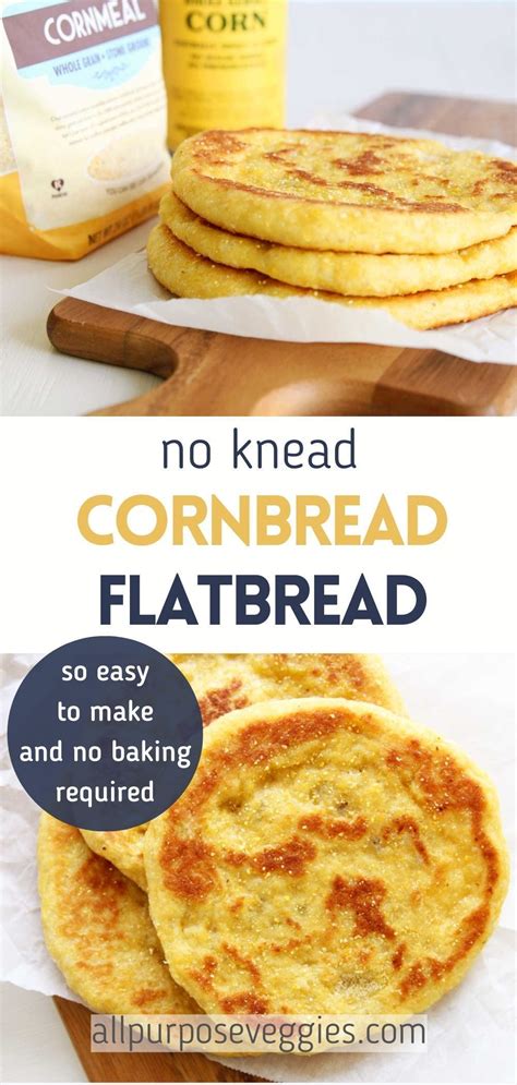 Easy Sweet Corn Flatbread Recipe Healthier No Knead Dough All