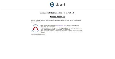 bitnamiでcentos7にredmineをインストールしてみた corgi lab ～備忘録のための技術ブログ～