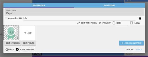 Platformer Tutorial Part 2 Create A Playable Character Gdevelop Wiki