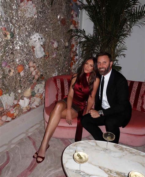 Paulina Gretzky Celebrates 36th Birthday In Red Mini At Martini Party