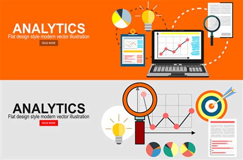 비즈니스 분석 및 계획 재무 전략 컨설팅 프로젝트 관리 및 개발을위한 평면 디자인 일러스트 개념 성공적인 비즈니스를 구축하는