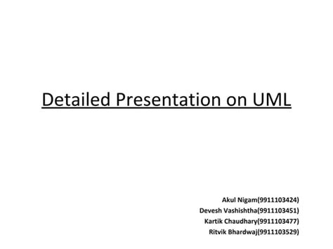 uml diagrams ppt technology and computing