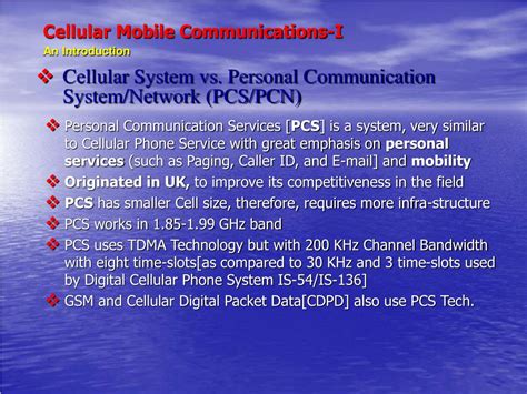 PPT Cellular Mobile Communications I An Introduction PowerPoint Presentation ID 5754193