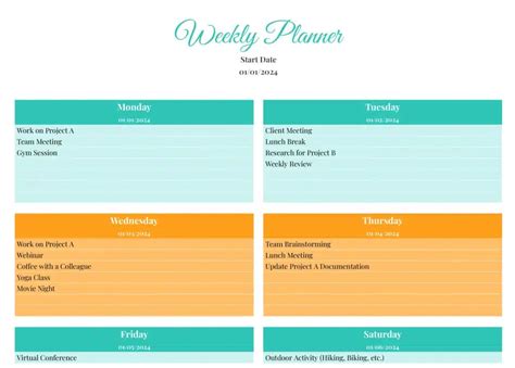 Free Work Schedule Template Simplify Staff Planning