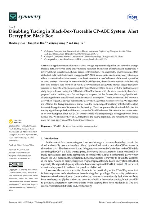 pdf disabling tracing in black box traceable cp abe system alert