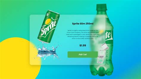 Animated Glassmorphism Card In Html And Css Responsive Product Card