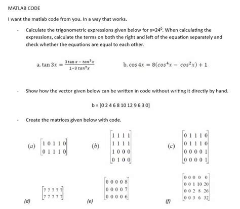 Solved Matlab Chegg