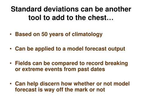 Ppt Using Standard Deviation Data In Operational Forecasting Powerpoint Presentation Id 6401274