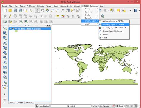 qgis how to export polygon coordinates to csv not wkt geographic