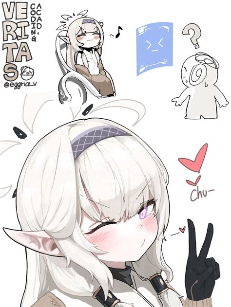 Sensei Doodle Sensei And Himari Blue Archive Drawn By Eggrice V Danbooru