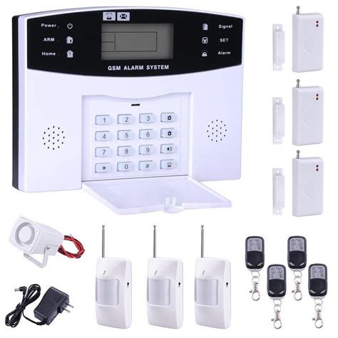 2016 New Home Alarm System Gsm Sms Burglar Security Alarm System