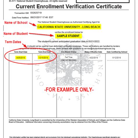 Example Of Enrollment Certificate At Tara Padgett Blog