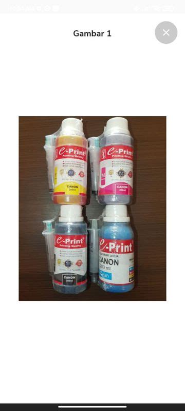 Tinta E Print Canon Ml Biru Tua