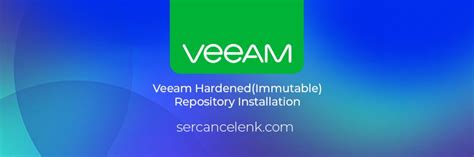 Veeam Hardenedimmutable Repository Installation Vmware Vsphere