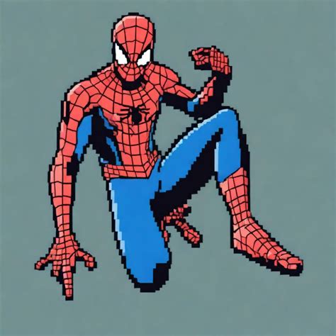 Pixel Art Spiderman