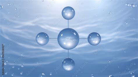 Methane Molecular Structure 3d Model Molecule Natural Gas Structural