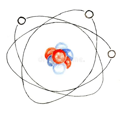 Set Atom Model Stock Vector Illustration Of Formula 28248969