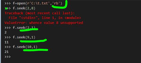 python seek（）方法报错：“io unsupportedoperation can t do nonzero cur