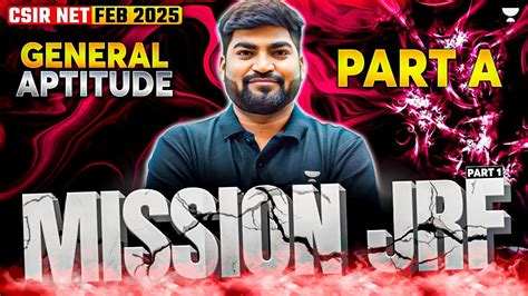 Csir Net Feb 2025 Csir Net General Aptitude Part A General Aptitude Csir Net Rajat Kumar