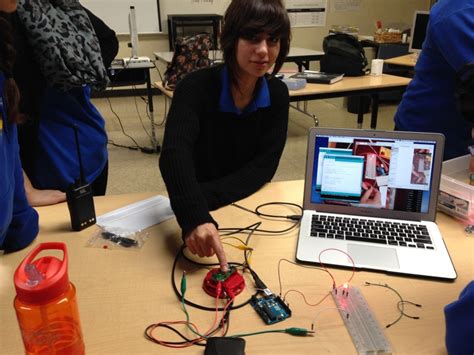 High School Girls Learn To Code Arduino
