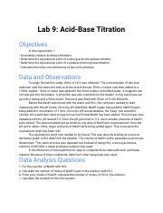 Mastering Acid-Base Titration: Equivalence Point & Molarity | Course Hero