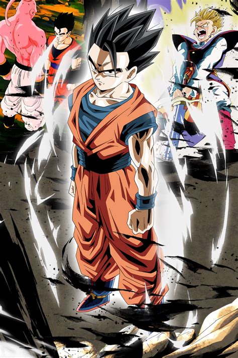 Potential Unleashed Gohan Adult Gohan Mystic Custom Art Made For
