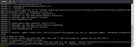 impossible to launch gazebo simulation rosds support the construct ros community
