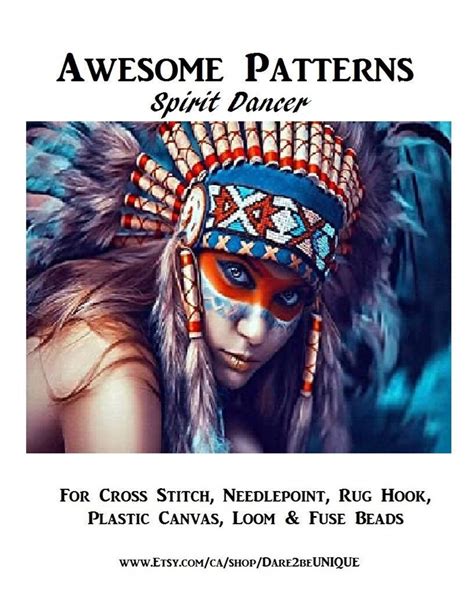 Spirit Dancer Pattern For Cross Stitch Plastic Canvas Perler