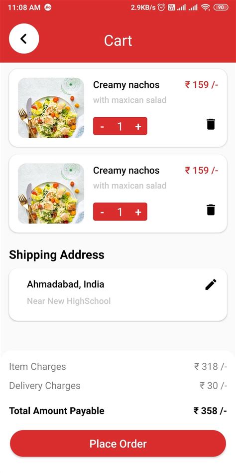 Food Delivery App Xml Ui Kit By Rfmansuri1 Codester