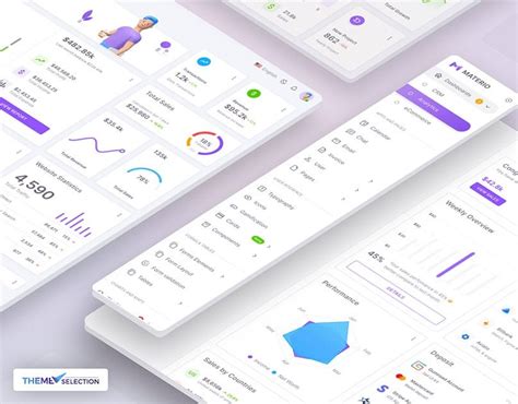 Materio Vuetify Vuejs Admin Template By Themeselection Rbehance