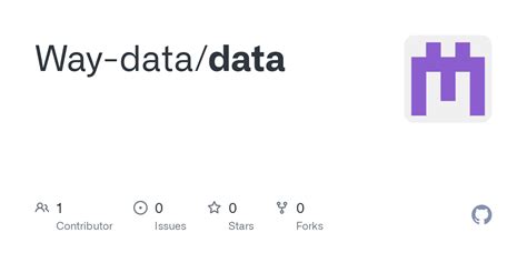 GitHub Way Data Data