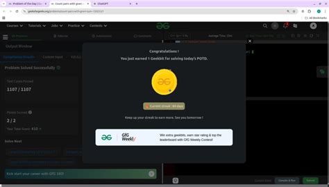 Amar Katare On Linkedin Gfg160 Geekstreak2024 Dsa Cpp Algorithm