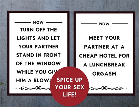 Sex Game 60 Sex Challenges For Her Printable Sexy Card Game Sexytoy For Couples Etsy