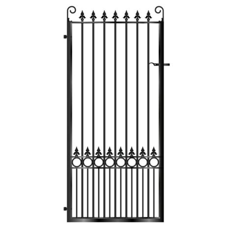 Tipton Tall Metal Side Gate With Panel Gates And Automation Direct