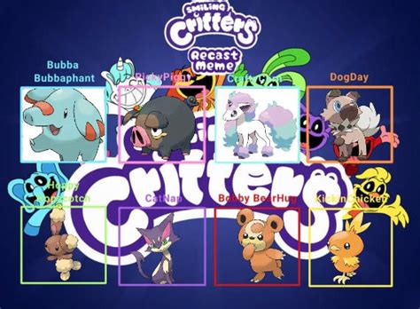 Smiling Critters Pokemon Edition By Beccalupin On Deviantart