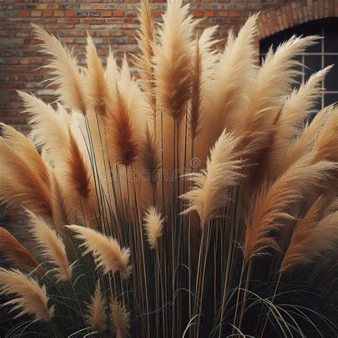 Feather Reed Grass Upright Grass Variety With Narrow Leaves Ad Stock