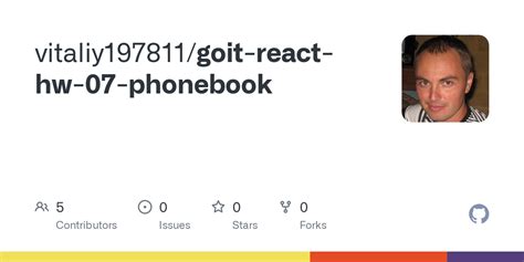 Github Vitaliy197811goit React Hw 07 Phonebook
