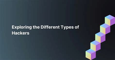 Hackers Types And Motivations