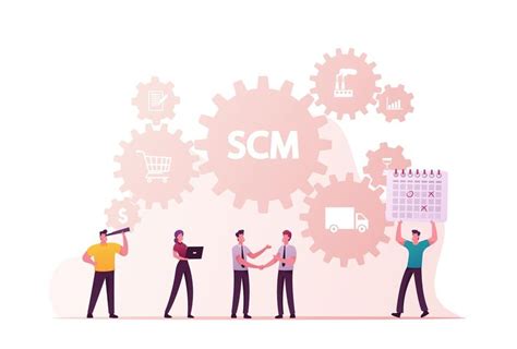SCM Supply Chain Management Concept Supply Chain Management Supply