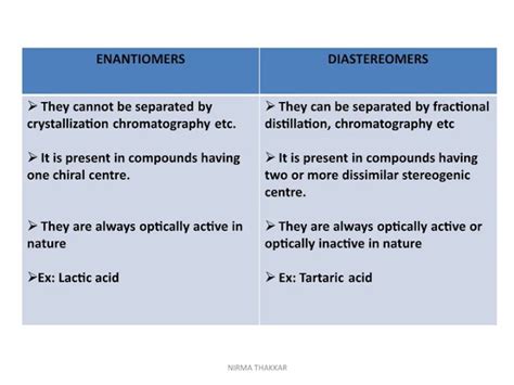 What Is The Difference Between Diastereomers And What Is Difference