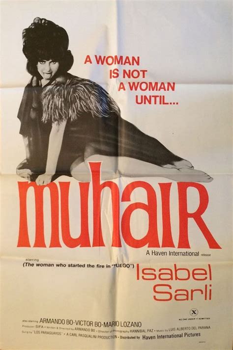 Muhair Mujer De Mi Padre One Sheet Movie Poster 27x41 Isabel Sarli
