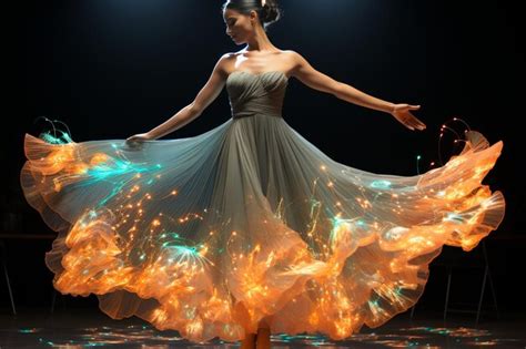 Brainwave Ballet Ai And Human Brain Connection In Art Premium Ai