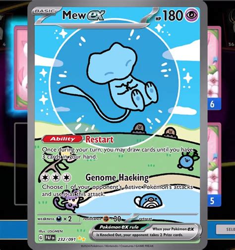 Mew Ex 1 Hit K O Pokemon Pokemontcg Shorts Youtube