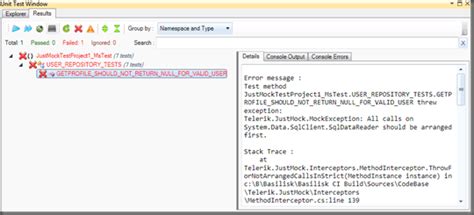 Working With Mock Behaviors In JustMock