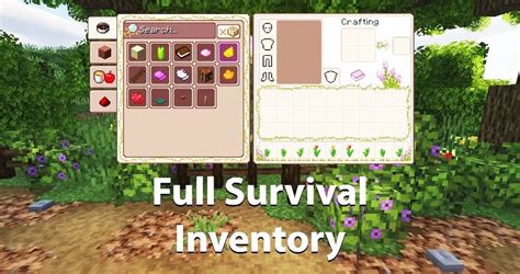 overgrown flowery gui resource pack for 1 21 6 huge flowers